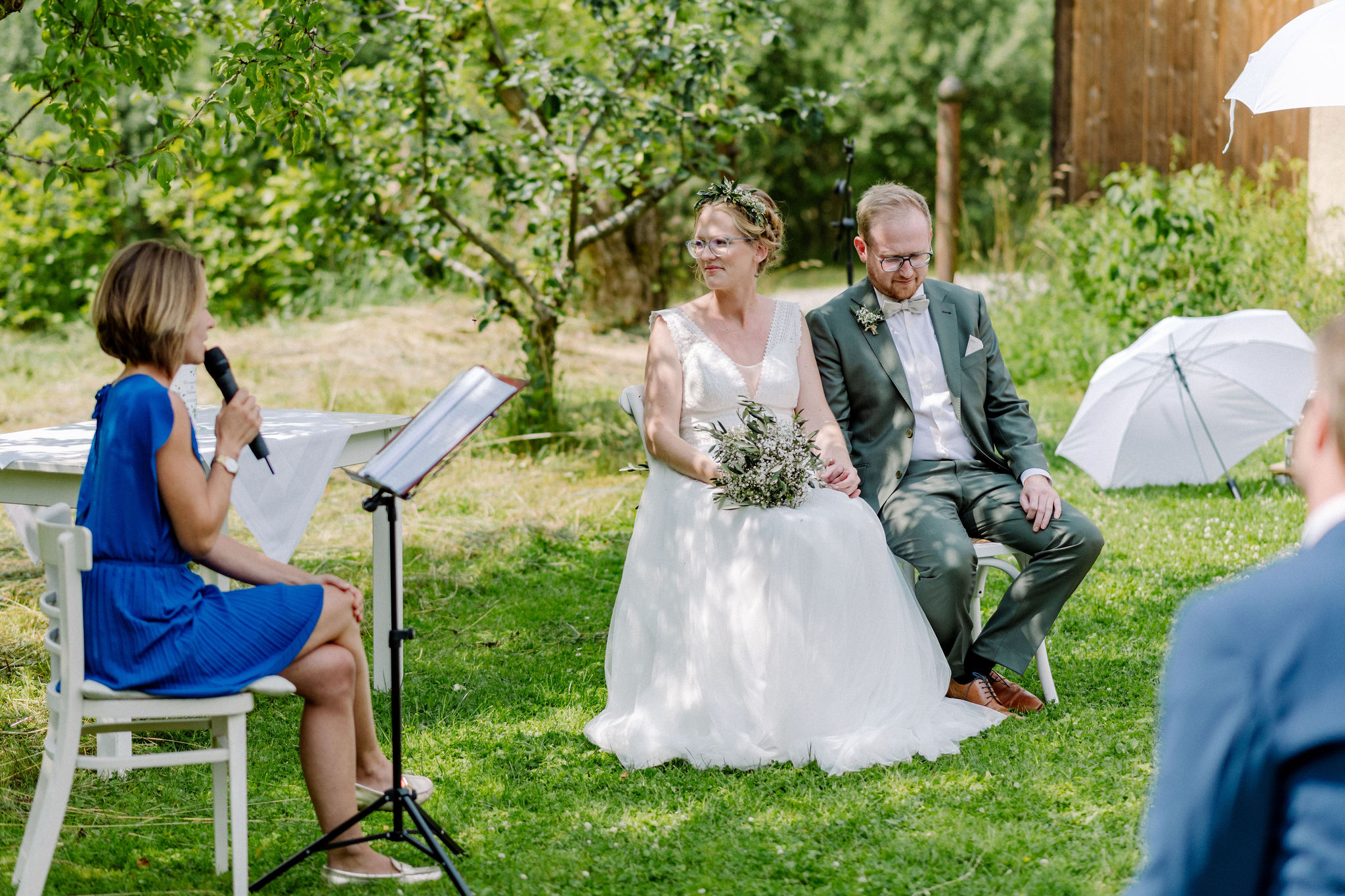 Referenz von Vroni & Johann für ihre:n Trauredner:in | Strauß & Fliege